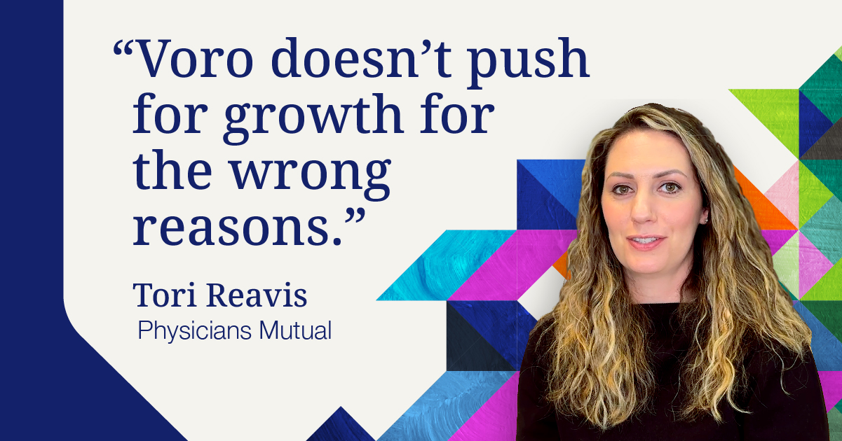 Voro helped Physicians Mutual get digital marketing wins fast.